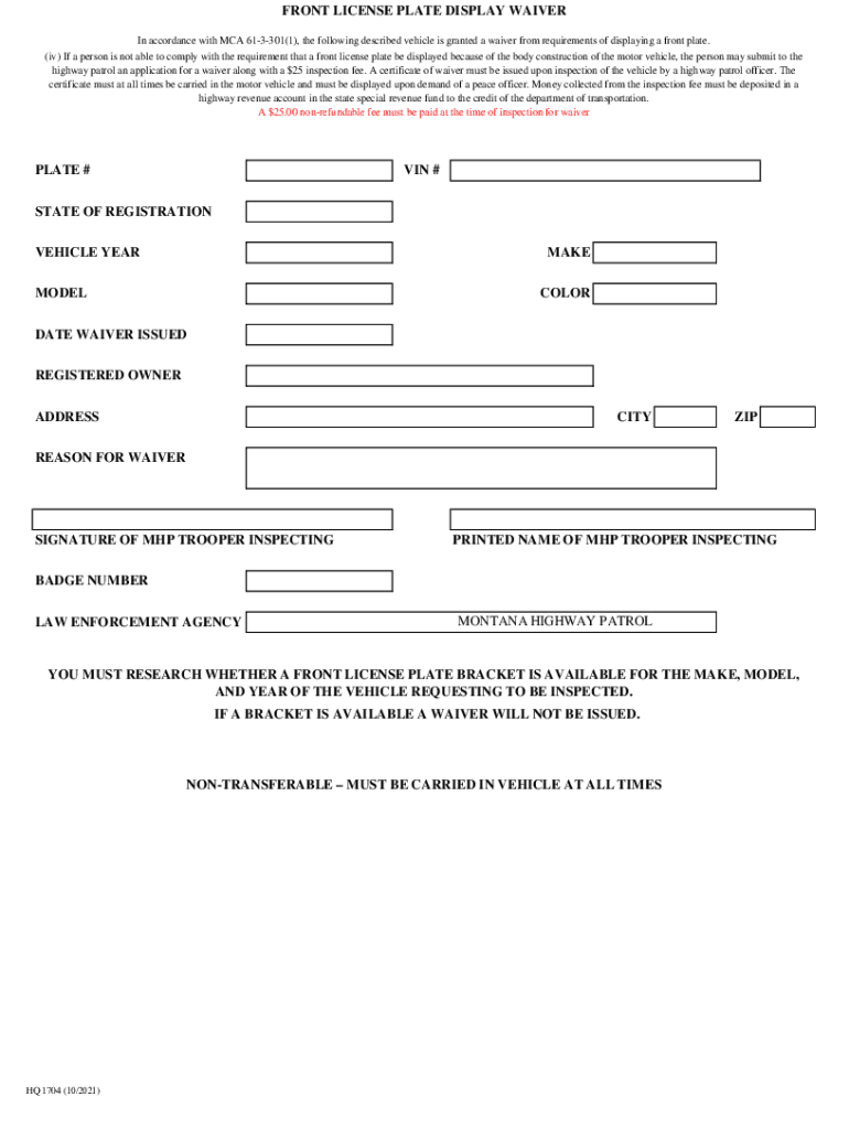 Fillable Online PLATE # VIN # STATE OF REGISTRATION VEHICLE YEAR MAKE ...