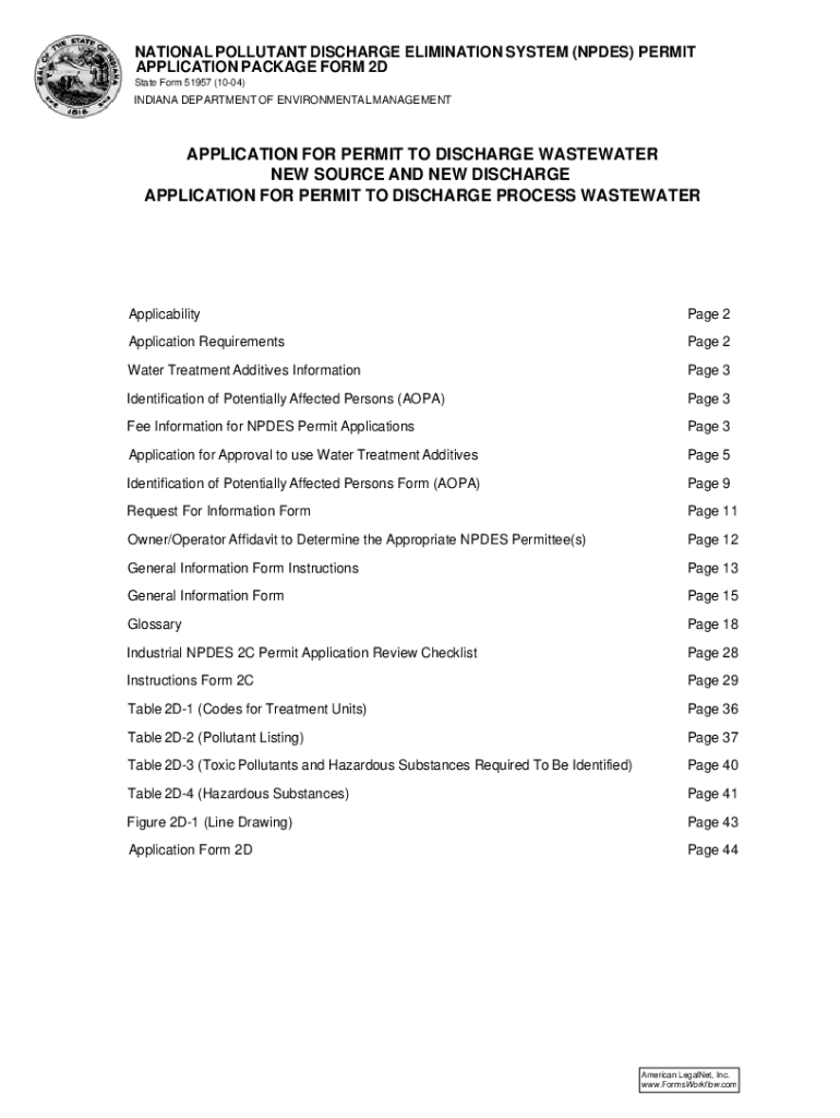 Fillable Online NPDES Application FormsUS EPA Fax Email Print - pdfFiller