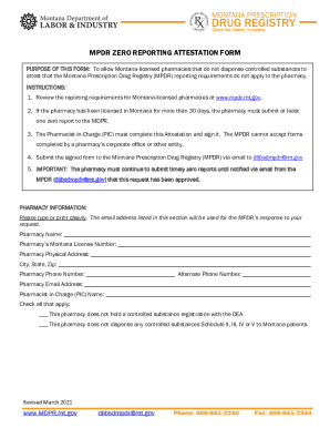 Fillable Online boards.bsd.dli.mt.govdocsphaMPDR ZERO REPORTING ...