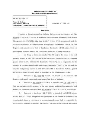 Fillable Online adem alabama adem.alabama.govnoticesjun21ALABAMA ...