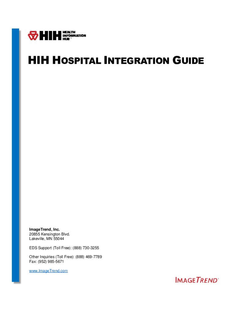 Fillable Online www.ochealthinfo.comsiteshcaHIH HOSPITAL INTEGRATION ...