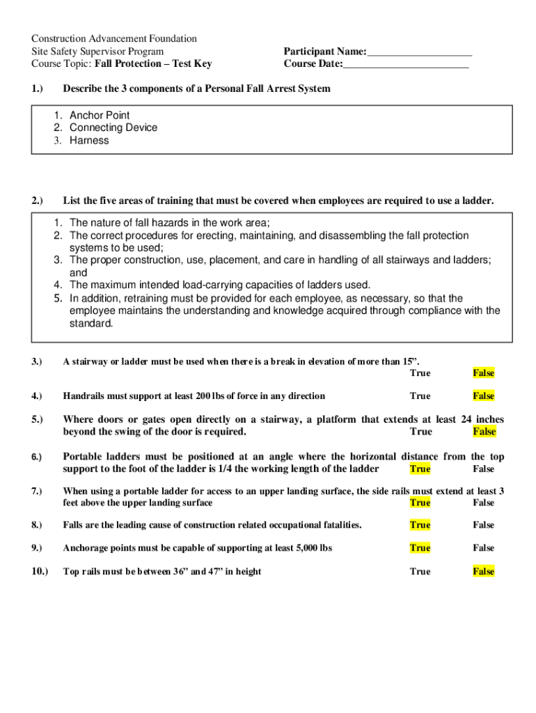 Fillable Online www.pdffiller.com442389501--osha-quiz-answer-key-Osha ...