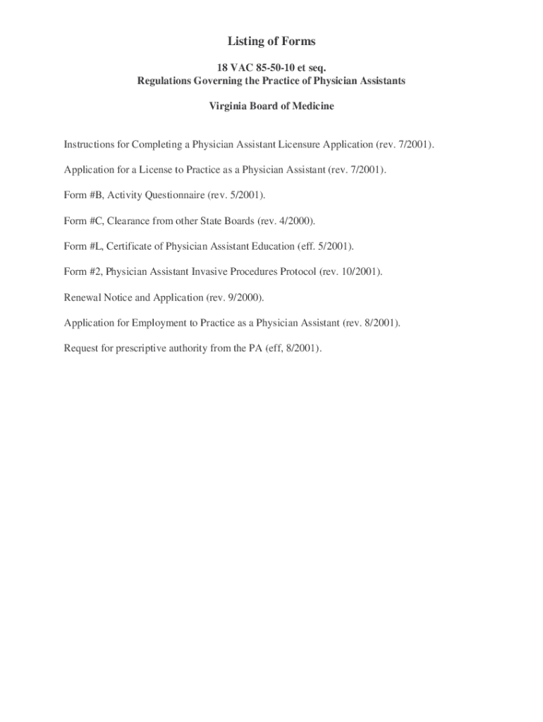 Fillable Online law.lis.virginia.govadmincodetitle1818VAC85-50-101 ...