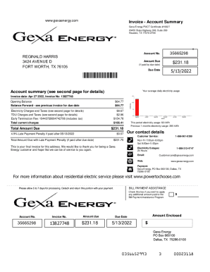 Fillable Online light bill Fax Email Print - pdfFiller
