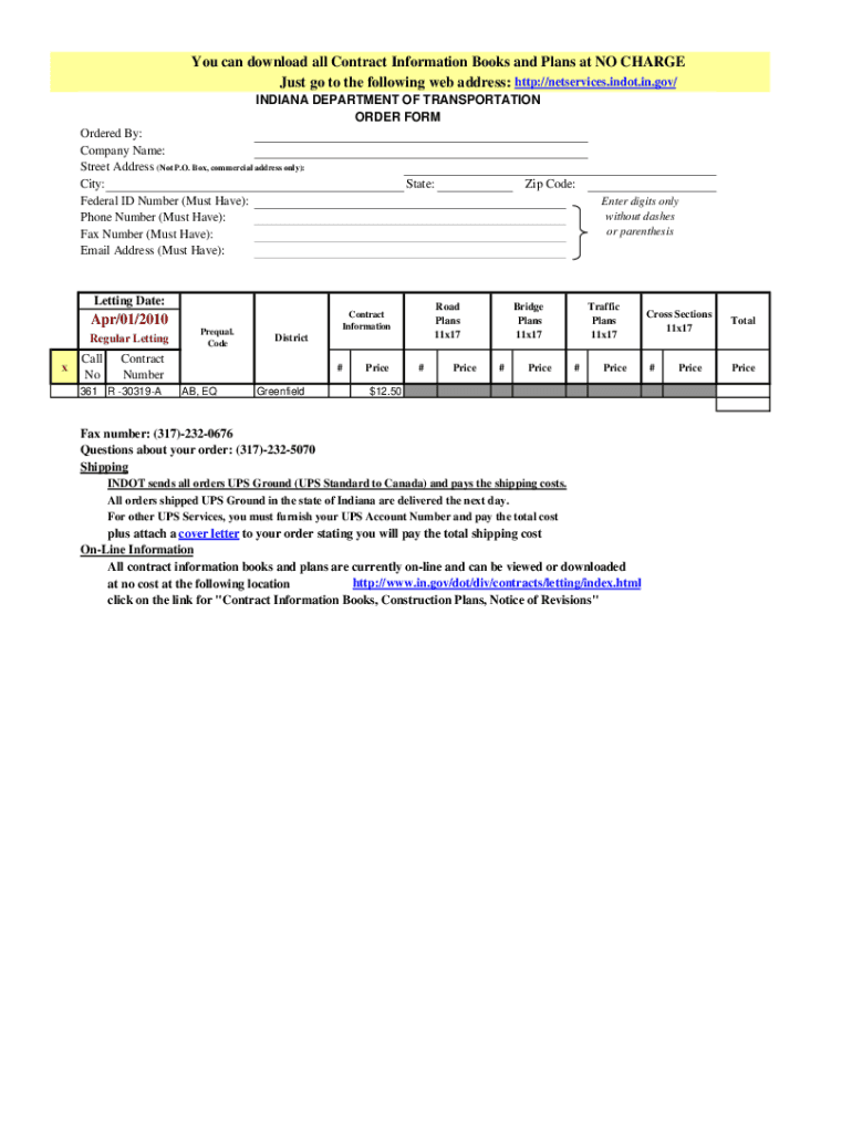 Fillable Online Fillable Online in gov/ 3/18/2008 INDIANA DEPARTMENT OF ...