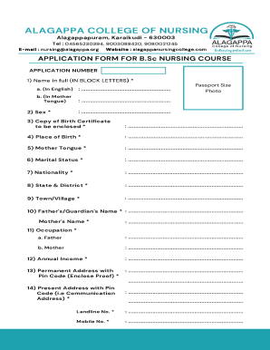 Fillable Online ACN application form Fax Email Print - pdfFiller