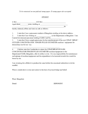 Fillable Online www.cghsbng.gov.inpdfAFFIDAVITforCPAPTo be notarized on ...