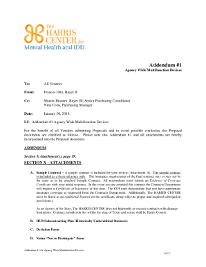 Fillable Online Letter of Clarification/Addendum #2 Fax Email Print ...