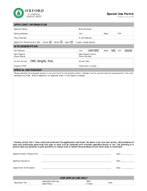 Fillable Online Special Use Permit Public Service Application - forms ...