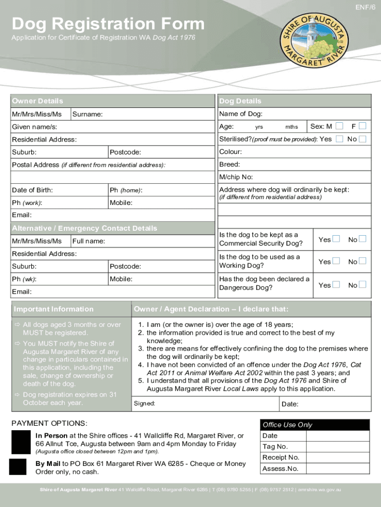 Fillable Online www.bayswater.wa.gov ...