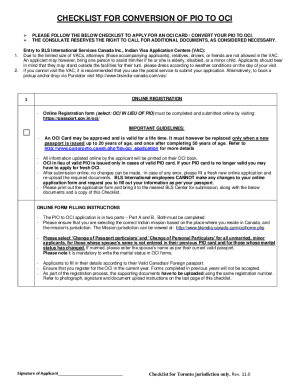 Fillable Online Step by Step Instructions for conversion of PIO to OCI ...