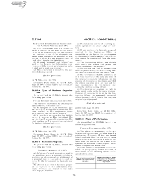 Fillable Online 48 CFR Ch. 1 (10197 Edition) 52.2154 Fax Email Print - pdfFiller