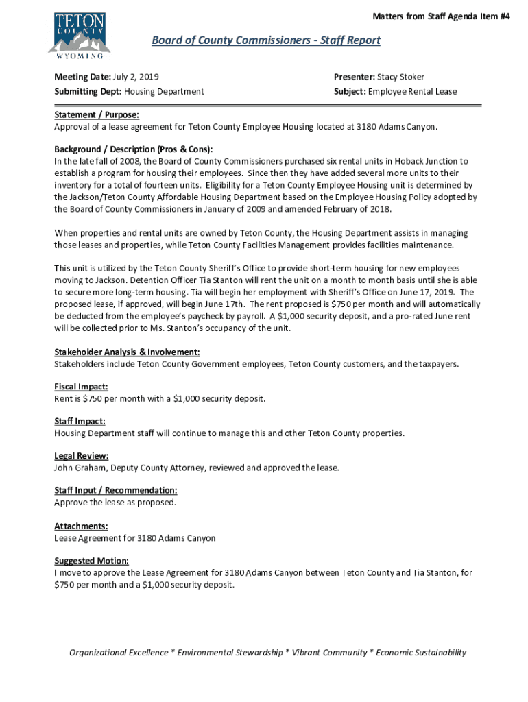 Fillable Online 13. Consideration of Attorney Fee Agreement for ...