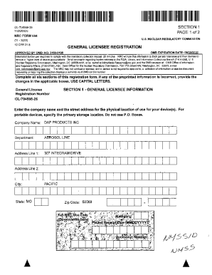 Fillable Online GL Registration Form from DAP Products, Inc. Fax Email ...