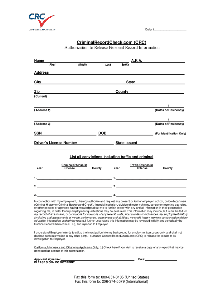 Fillable Online sys mahec sys.mahec.netmediahrCriminalRecordCheck.com ...