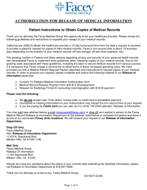 Fillable Online 20+ Samples of Medical Records Release & Authorization Forms20+ Samples of ...
