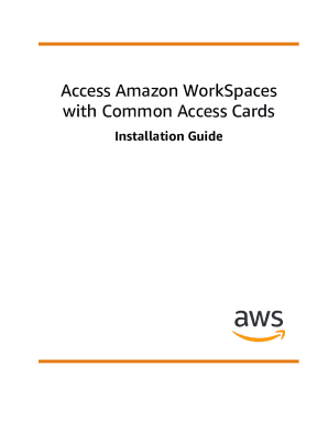 Fillable Online Amazon WorkSpaces Get Started - Amazon Web Services (AWS)Get started with ...
