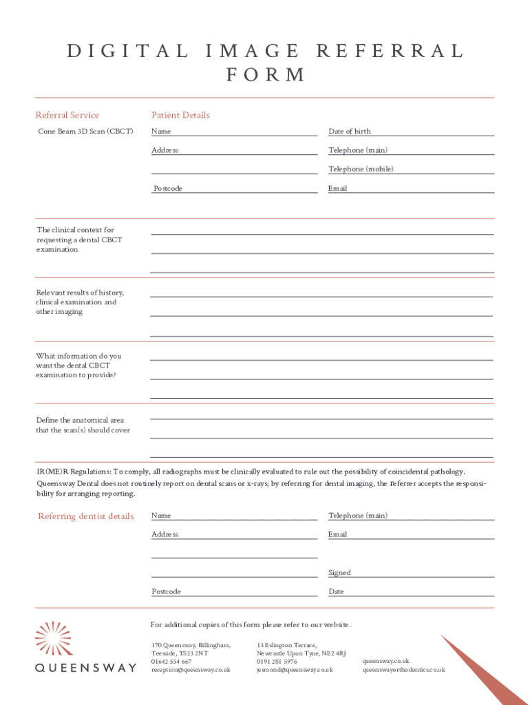 Fillable Online www.uslegalforms.comform-library178558-cbct3dCBCT/3D IMAGING REFERRAL FORM - Bu ...