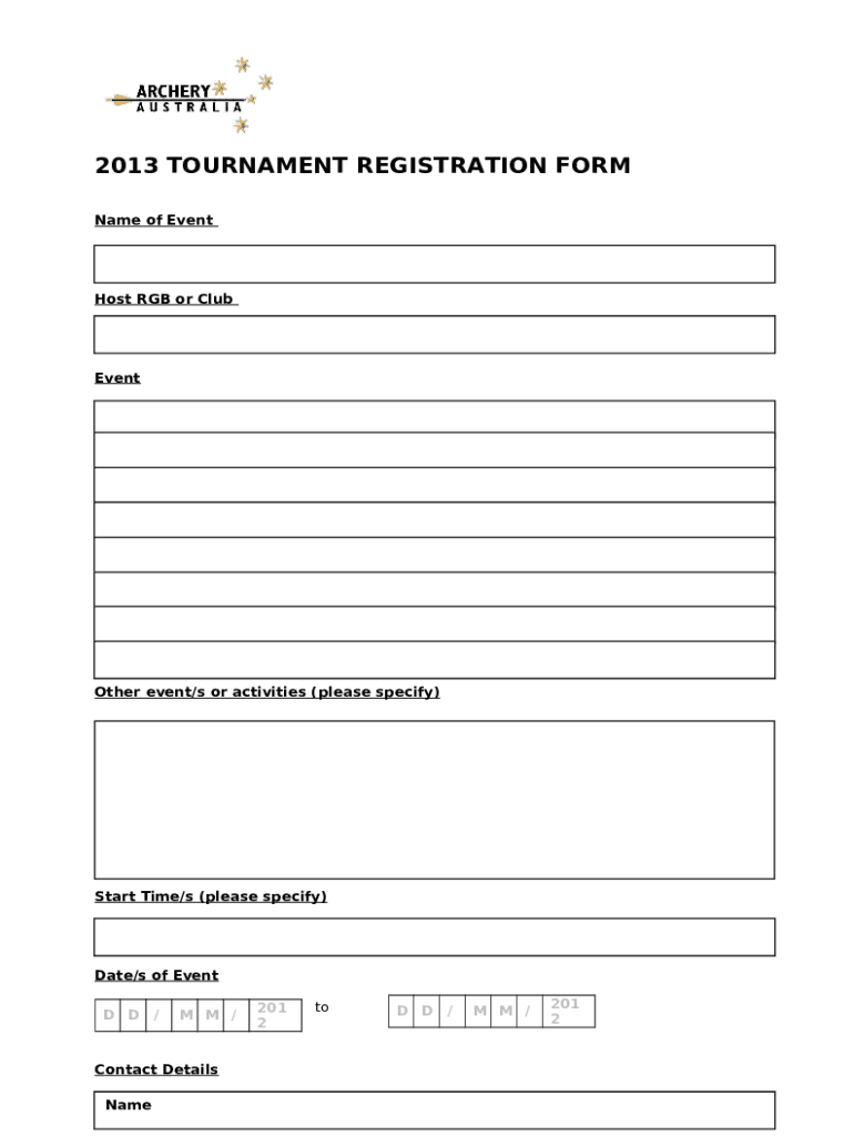 CLUB REGISTRATION Doc Template | pdfFiller