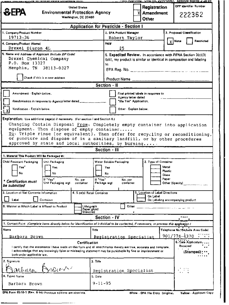 Fillable Online U.S. EPA, Pesticide Product Label, DREXEL DIURON 4L ...