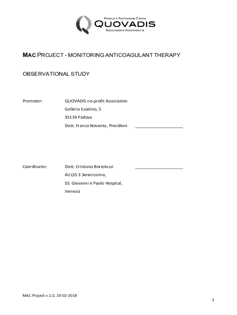 Fillable Online trialbulletin.comlibentryMAC Project, Monitoring of ...