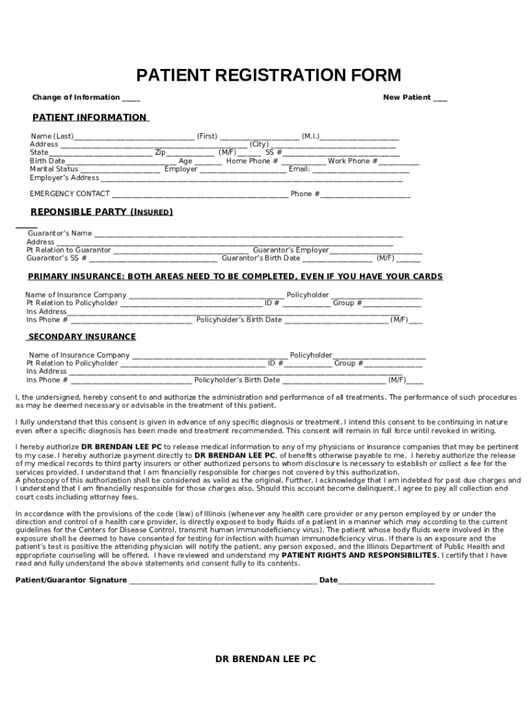 Free Patient Sign-in Sheet Template - PDFWordes Doc Template | pdfFiller