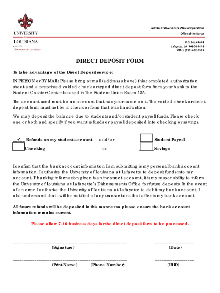 Fillable Online Usaa Direct Deposit Form - Fill Out and Sign Printable ...