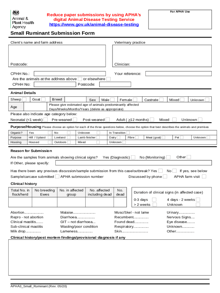 General Submission (please use other specific s for ... - GOV.UK Doc ...