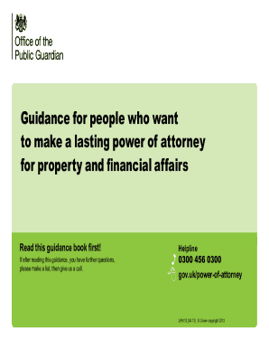 Fillable Online www.gov.ukmake-a-lasting-power-of-attorneyLasting power ...