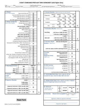 Fillable Online fsims faa fsims.faa.govwdocsotherAFS Preflight ORM ...