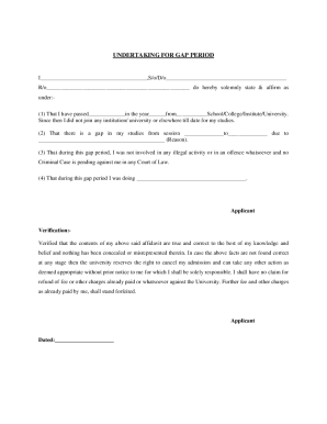 Fillable Online www.uslegalforms.com form-library 123125UNDERTAKING ...