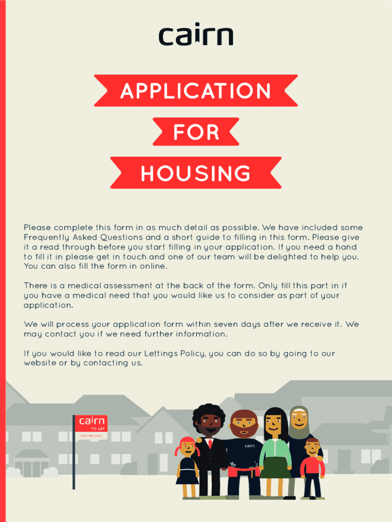 Fillable Online FREE 9+ Sample Housing Application Forms in PDFMS ...