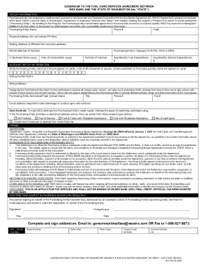 Fillable Online www.wexinc.com05CAAddendumCorpM60432ADDENDUM TO THE ...