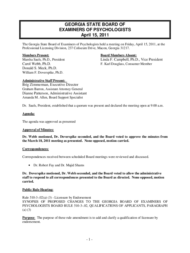 Fillable Online sos ga rules.sos.state.ga.usgac510GA - GAC - Department 510. RULES OF STATE ...