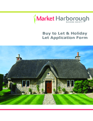 Fillable Online Buy to let & holiday let application form Fax Email ...