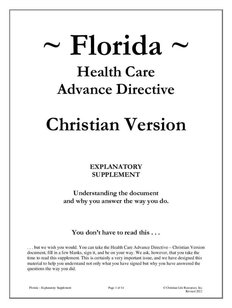 Fillable Online eforms.comadvance-directiveflFree Florida Advance ...