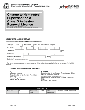 Fillable Online www.worksafe.vic.gov.auasbestos-removal-licenceAsbestos ...