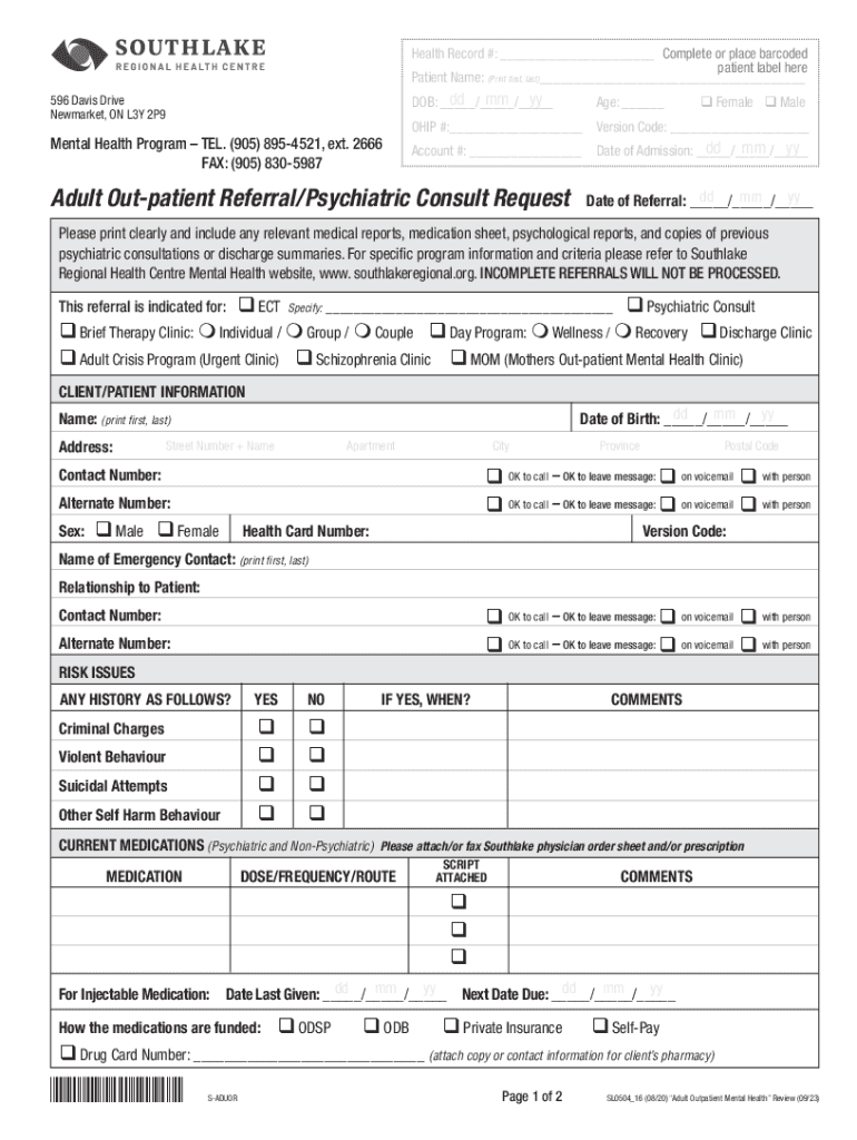 Fillable Online cocodoc.comform279391349-Barcode-Patient-LabelBarcode ...