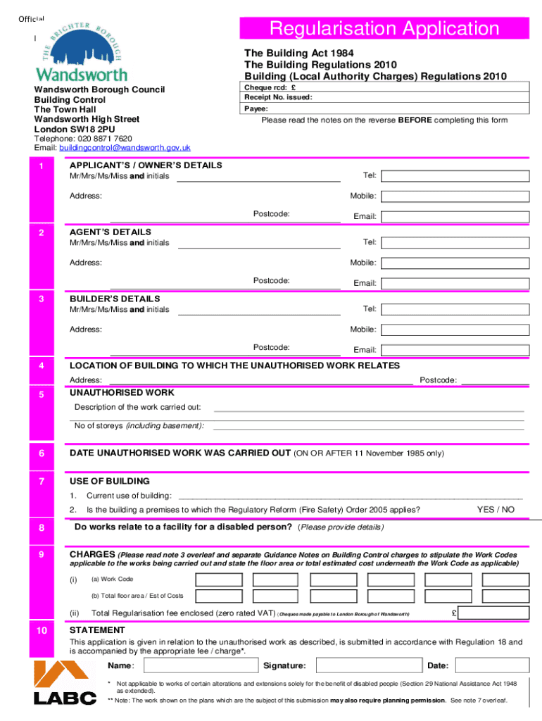 Fillable Online assets.publishing.service.gov.ukgovernmentThe Building ...