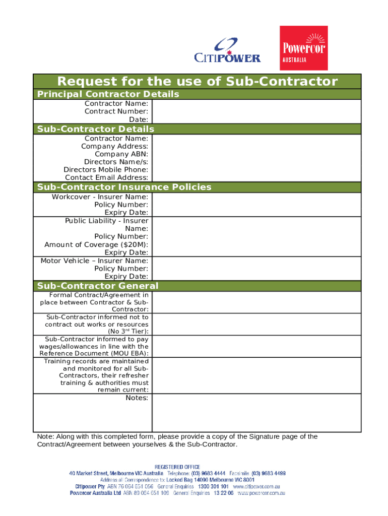 Subcontractor Contracts: Everything You Need to KnowSubcontractor ...