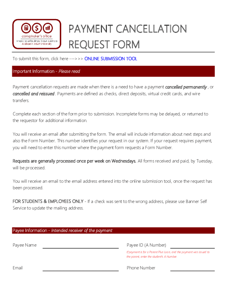 Fillable Online Request to Cancel Credit Card - Template - Word and ...