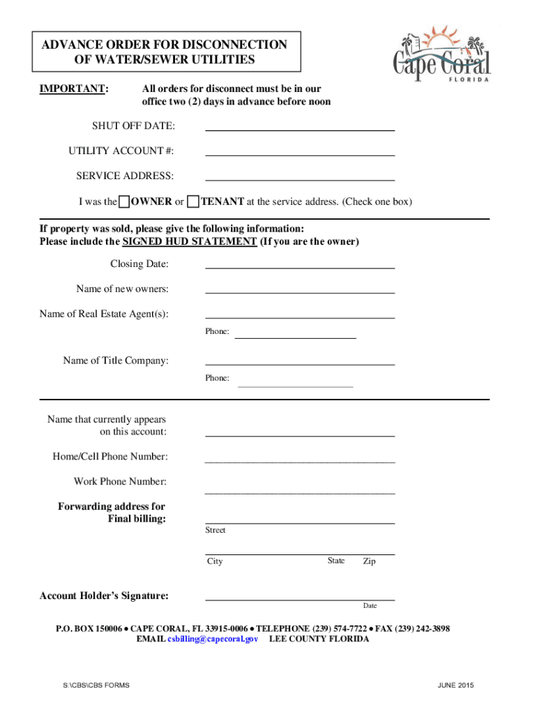 Fillable Online www.uslegalforms.comform-library279590-utilityUtility ...