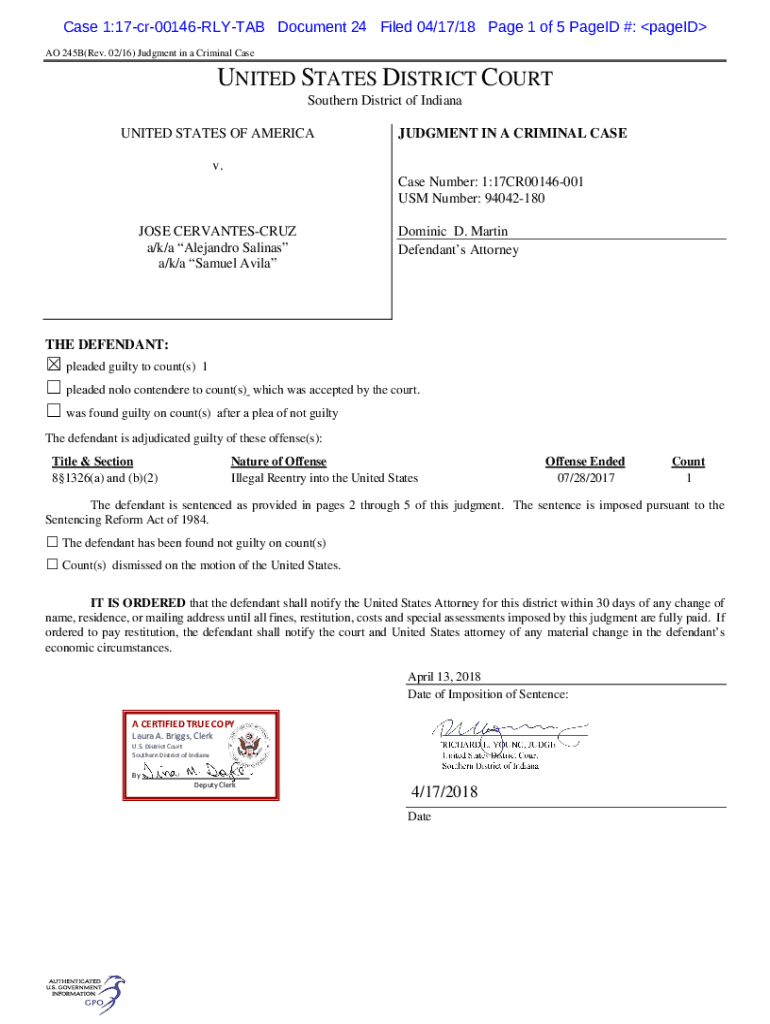 Fillable Online AO 247 (Rev. 11/11) Order Regarding Motion for Sentence ...