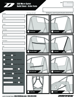 Fillable Online d1driven.comuploads2019600 Micro Sprint Car # Oce Use ...