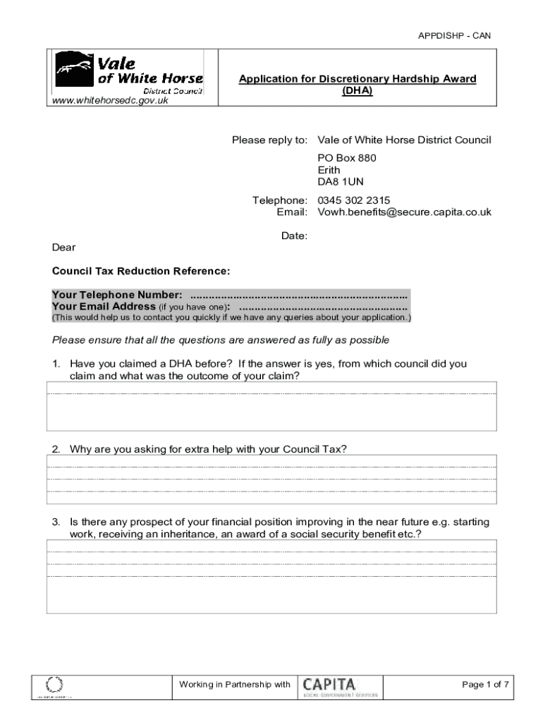 Fillable Online DHA Application Form.doc Fax Email Print - pdfFiller
