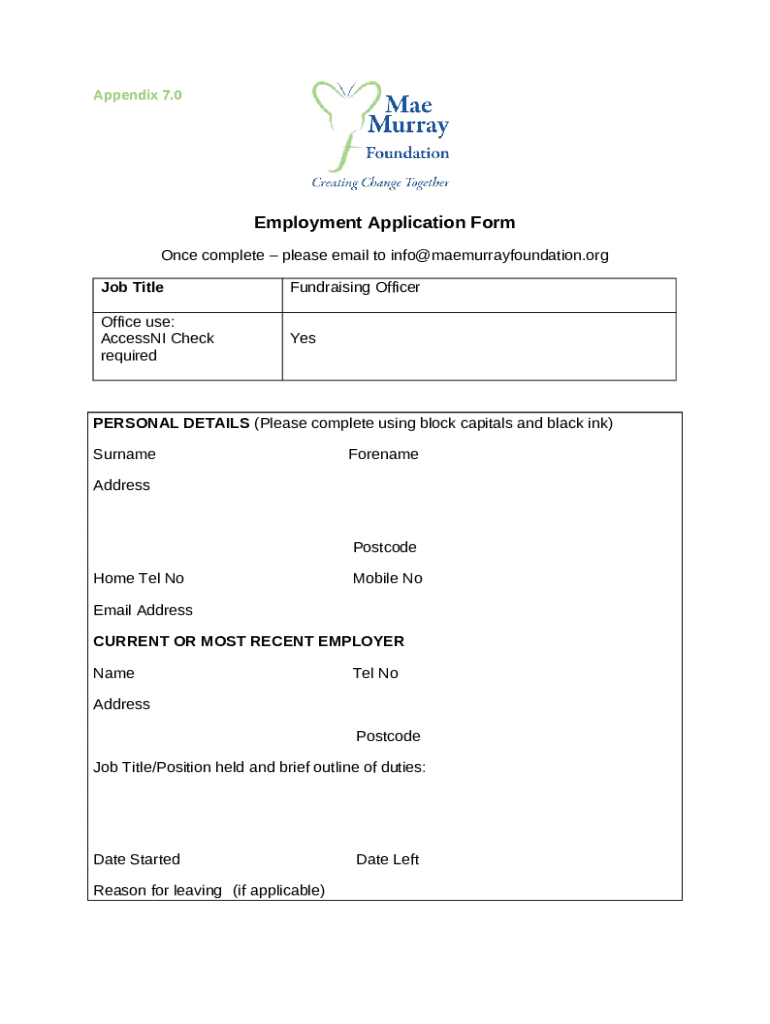 Once Complete, Please Email Your Application To - Docest Doc Template | pdfFiller