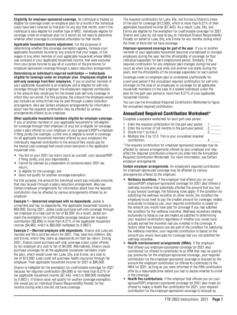 Fillable Online 2021 Instructions for Form 540 Personal Income Tax ...