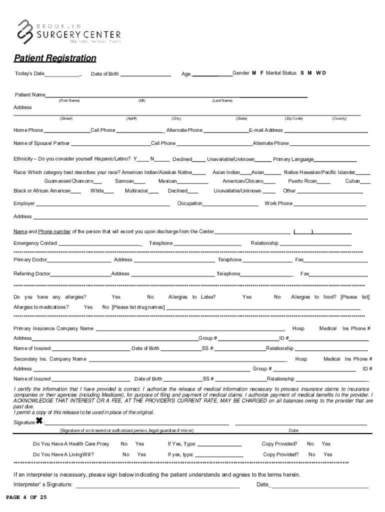 Fillable Online kipsbayendo.comformsPATIENT PACKETF081209Patient ...