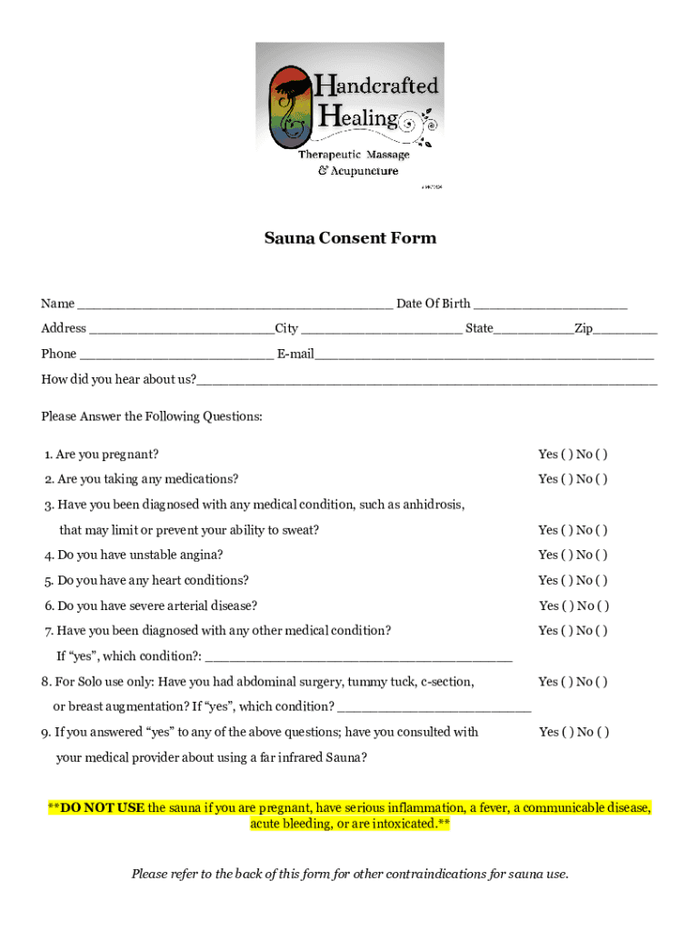 Fillable Online irp-cdn.multiscreensite.comSaunaReleaseFar Infrared ...