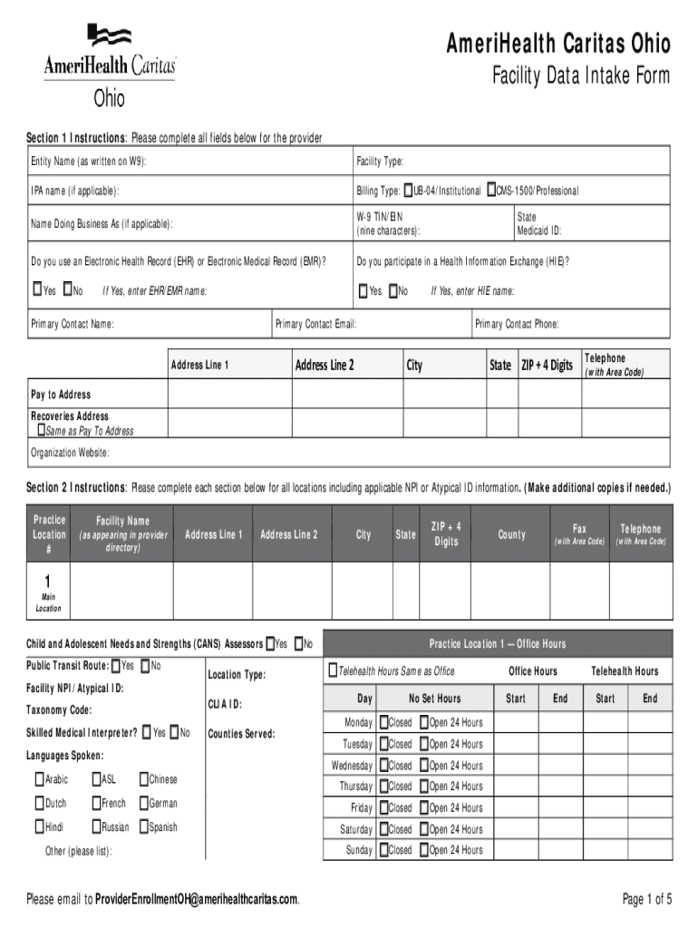 Fillable Online www.amerihealthcaritas.comassetspdfAmeriHealth Caritas ...